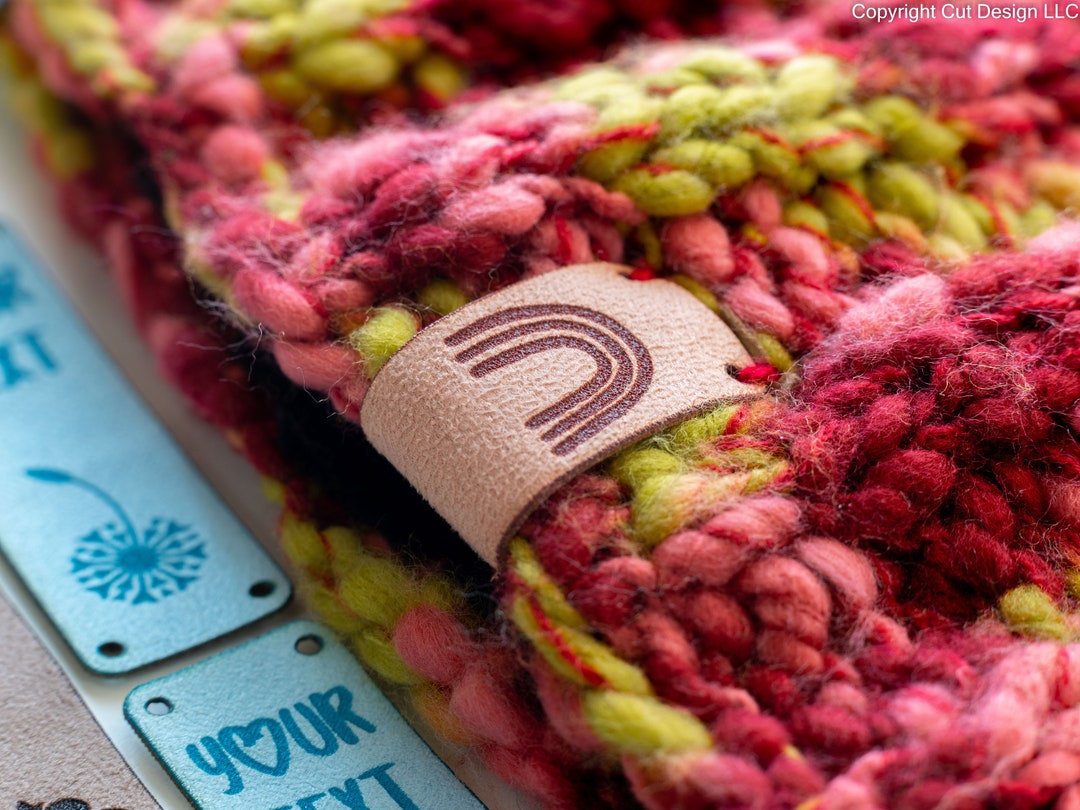 Custom Labels With Logo, Custom Crochet Labels, Beanies Name Labels ...