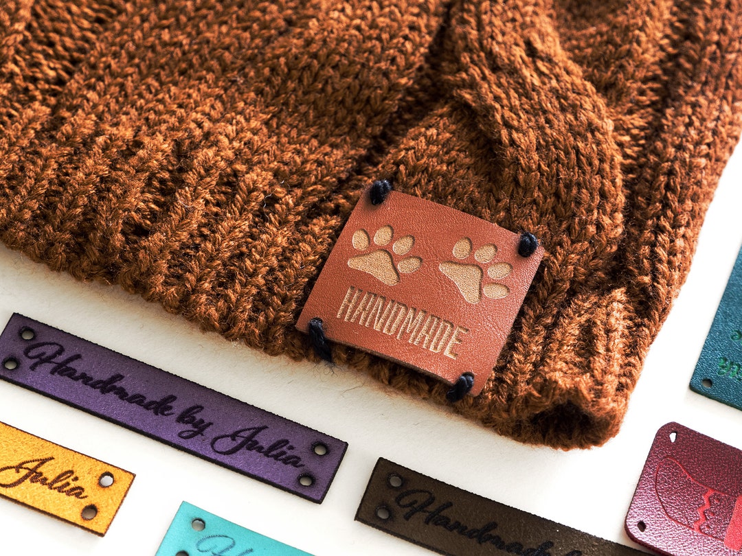 Personalizable Custom Branding Name Labels for Handmade Items, Sew on ...