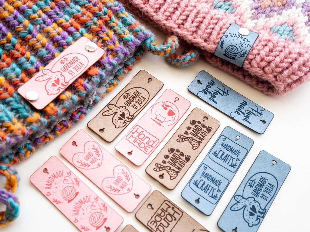 Custom Product Tag, Crochet Tag, Tag Made By, Tag for Knitters ...