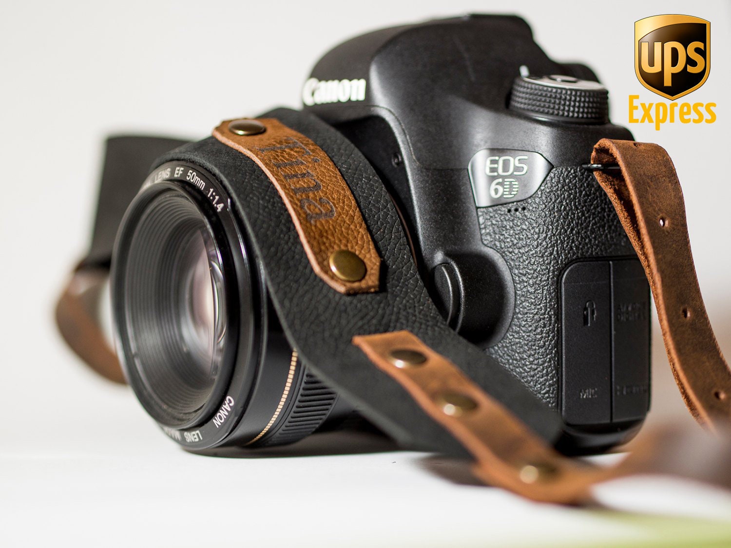 Personalized strap Leather Camera Strap Gift for | Etsy