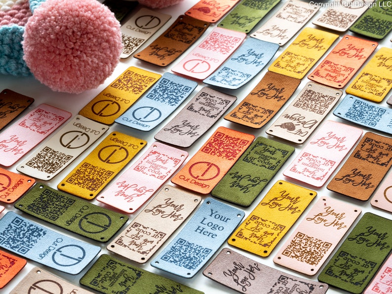 Labels With QR Code Labels for Handmade Items Knitting - Etsy