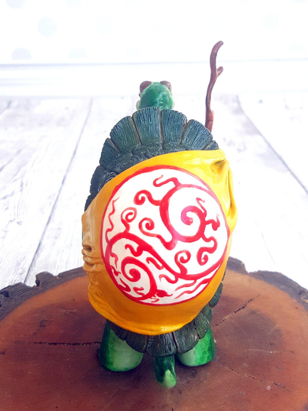 Master Oogway Figure Polymer Clay Statue Handmade Kungfu Panda ...