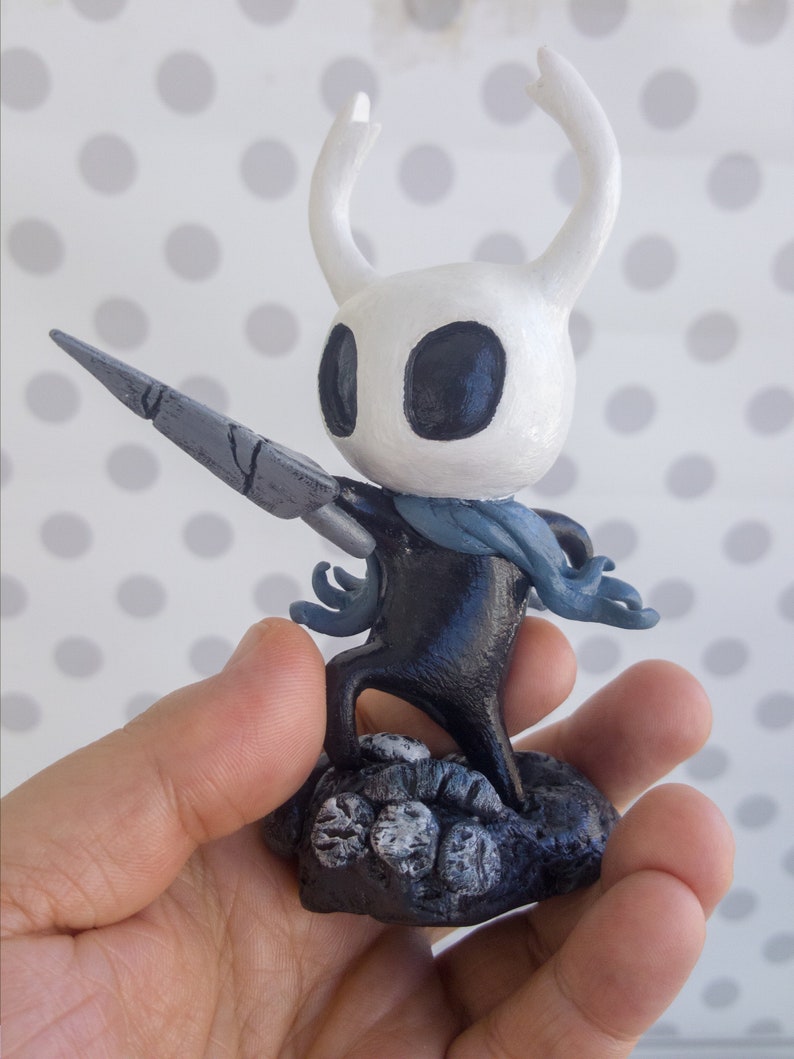Hollow Knight Figure Polymer Clay Custom Sculpture Handmade Figurine ...