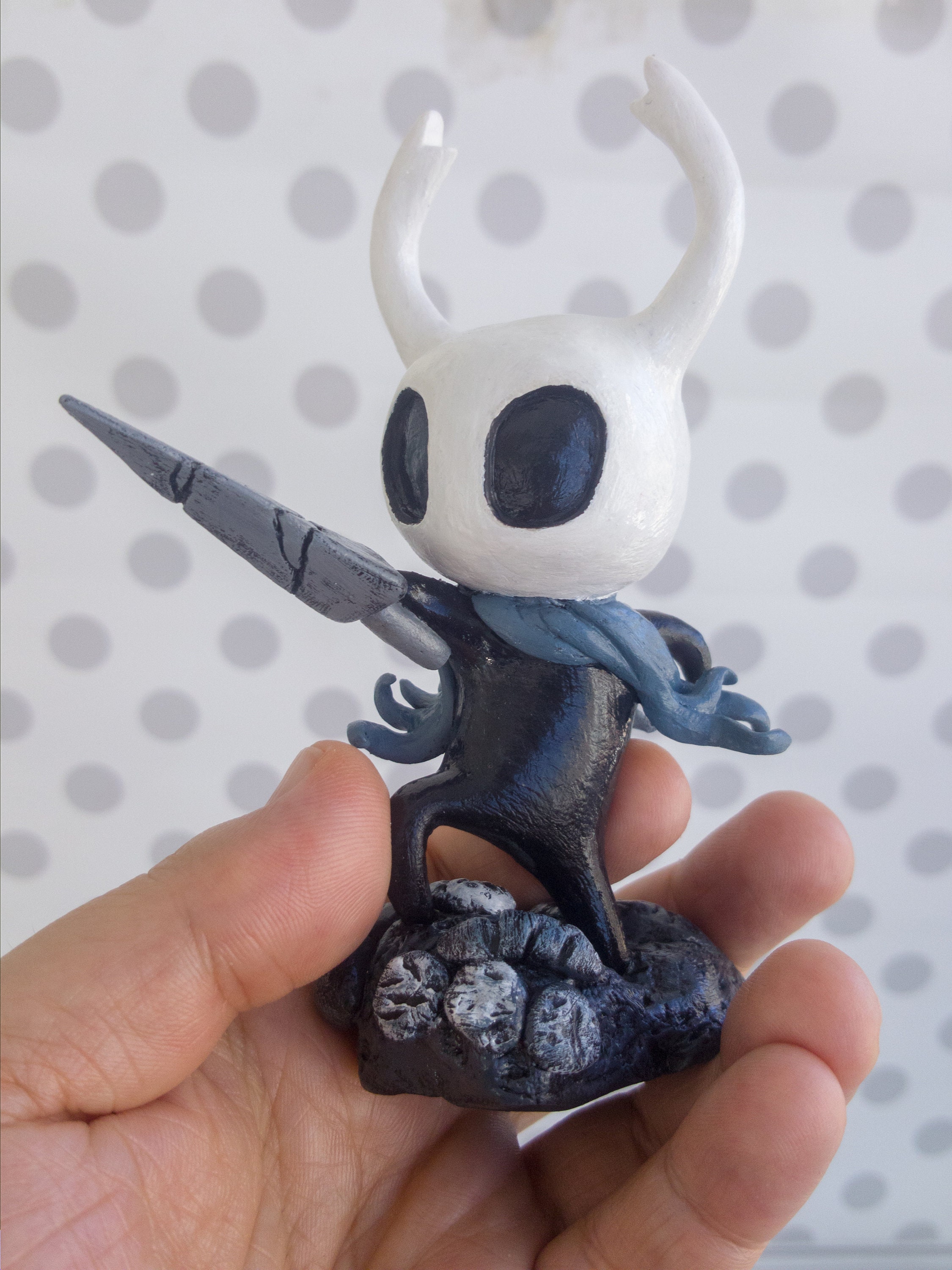 Hollow Knight Figure Polymer Clay Custom Sculpture Handmade Figurine ...