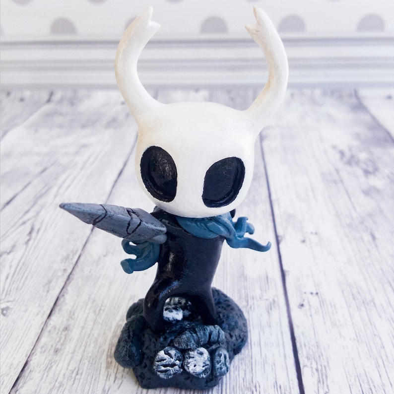 Hollow Knight Figure Polymer Clay Custom Sculpture Handmade Figurine ...
