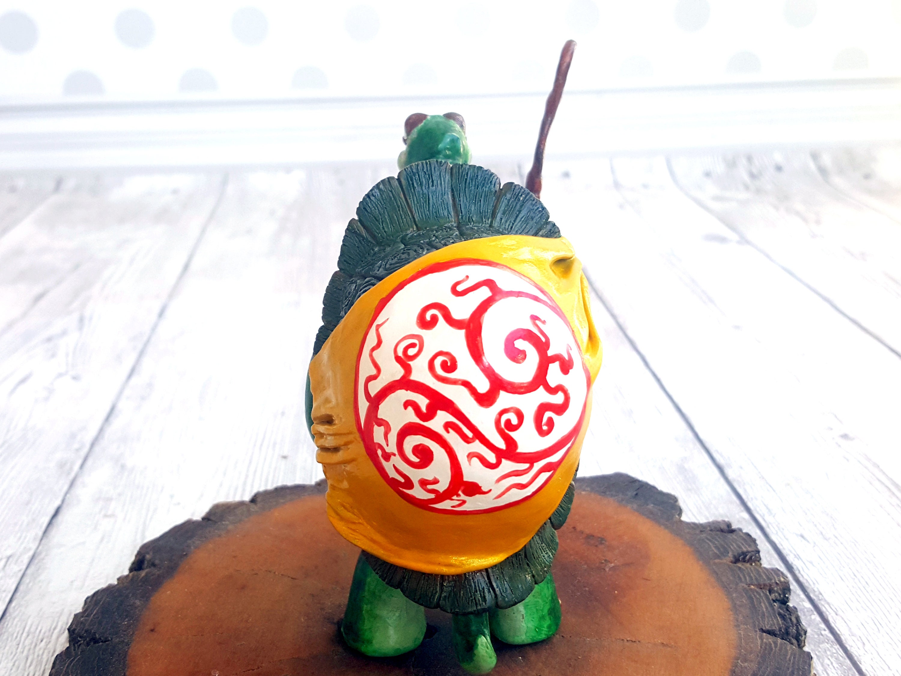 Master Oogway Figure Polymer Clay Statue Handmade Kungfu Panda ...