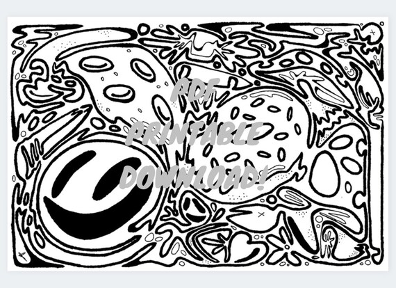 Coloring Page Color Your Life PRINTABLE PDF | Etsy