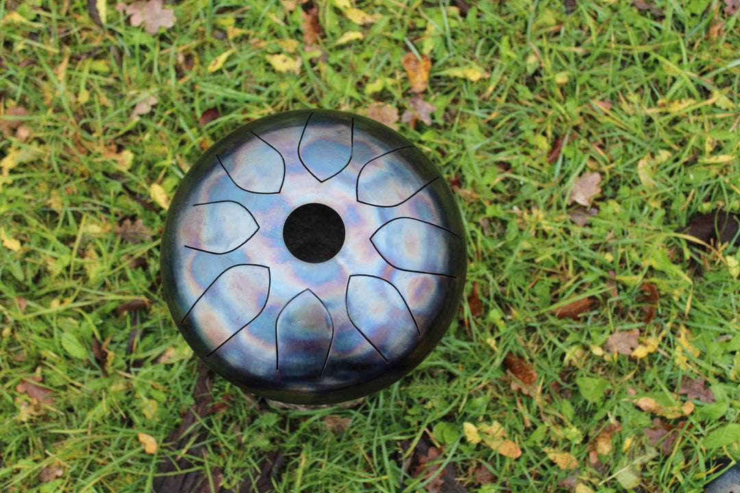 Handmade Hank Drum 12'', Steel Drum, Tongue Drum, Propane Tank ...