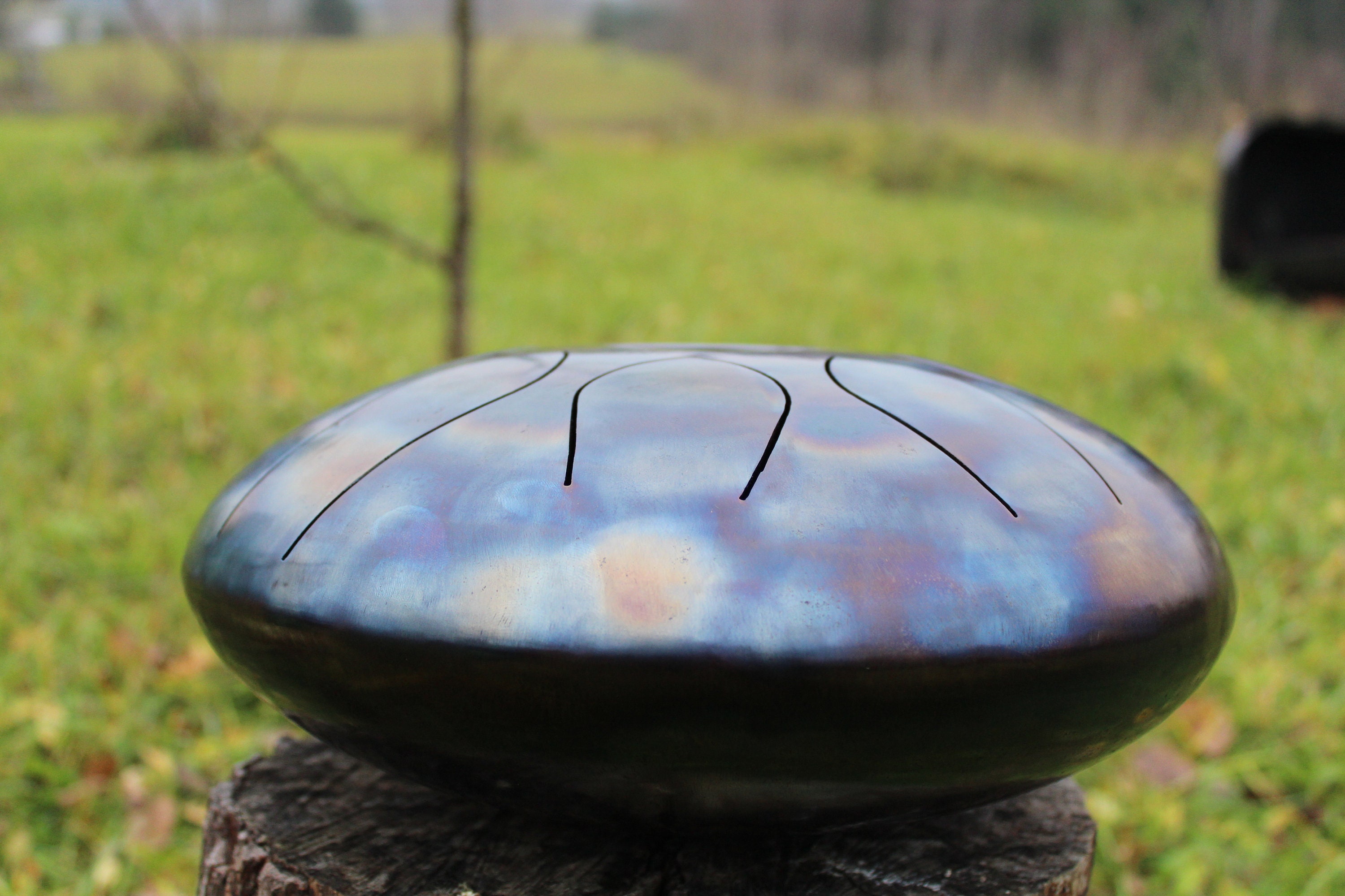 Handmade Hank Drum 12'', Steel Drum, Tongue Drum, Propane Tank ...