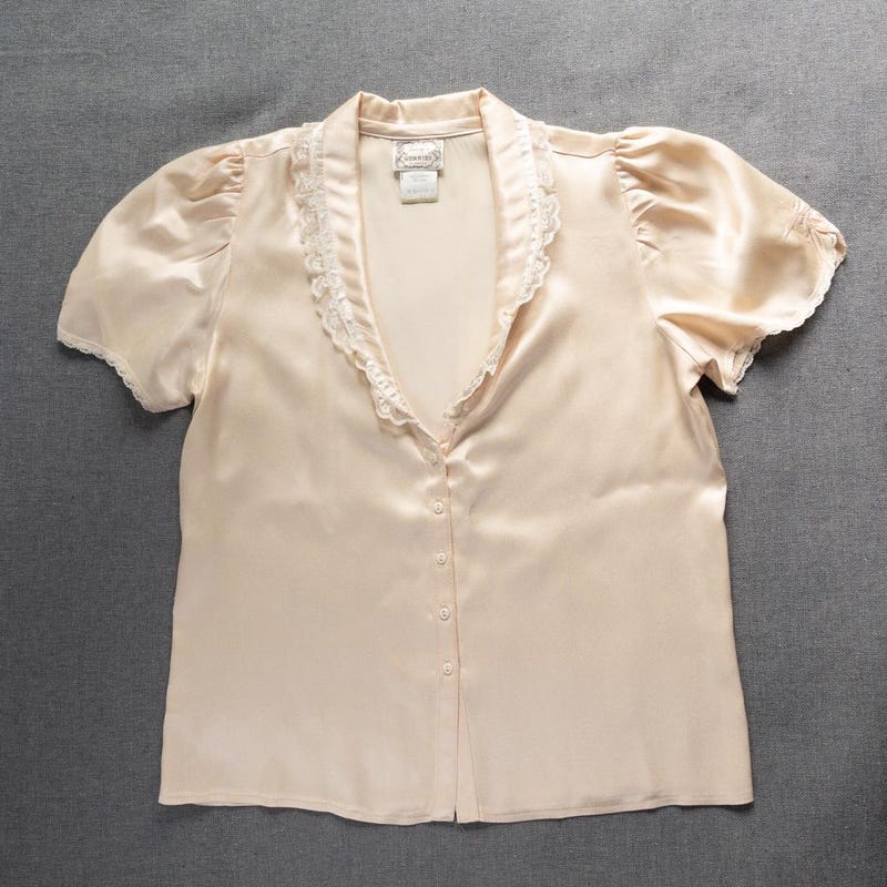 Cream Bohemian Blouse - Etsy