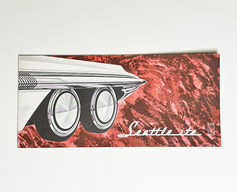 Seattle-ite XXI Brochure Ford Concept Car for Seattle Worlds Fair 1962 ...