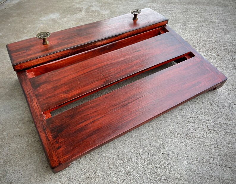 Large Unique Palletwood Pedal Board With Storage Compartment-free ...