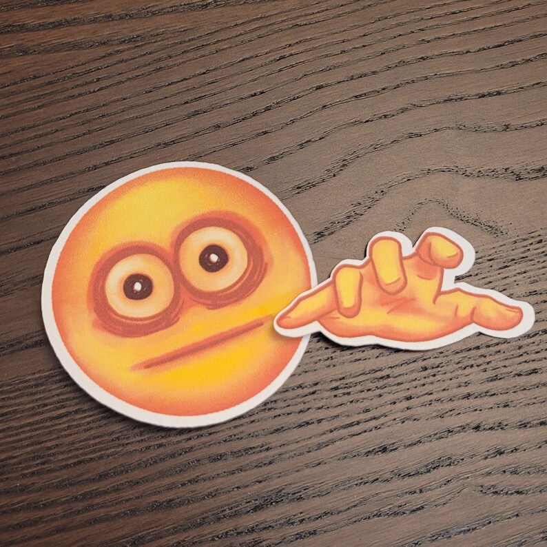 Cursed Emoji Stickers Funny Meme Stickers Cursed Stare, Cursed Blush ...