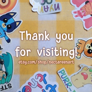 Heeler Dog TBH Creature Sticker | Blue and Bingo Dogs Cartoon Meme ...