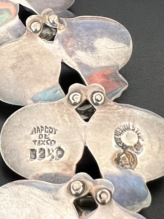 Margot de Taxco #5240 Mexican Winged Dome Sterling Si… - Gem