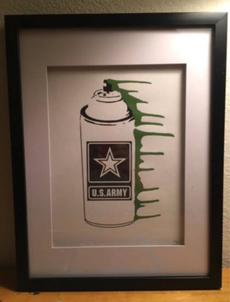 Graffiti Pop Art US Army Gifts, Army Logo, US Army Flag Decor, Gifts ...