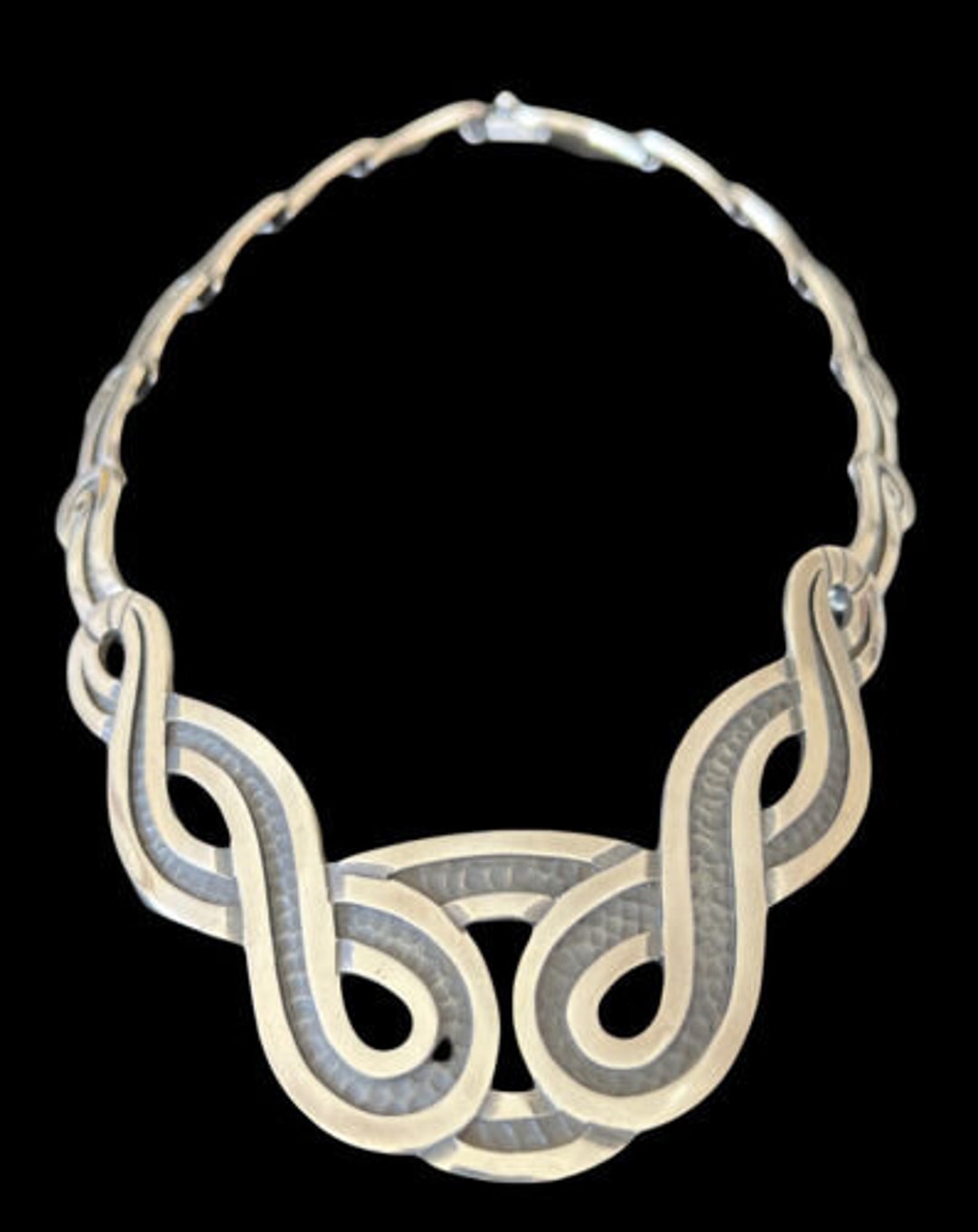 Margot De Taxco Design Mexico Sterling Silver Figure Eight Necklace ...