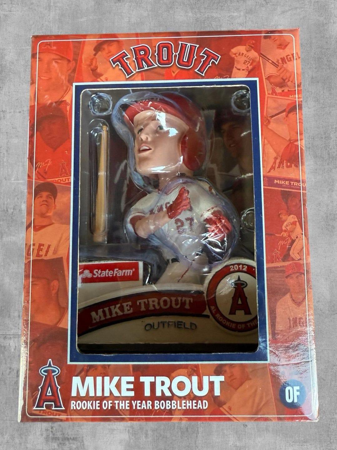 Mike Trout 2012 Rookie of the Year Bobblehead LA Angels SGA 9/8/25 ...
