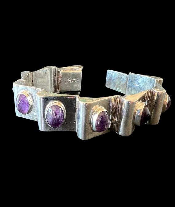 Fred Davis Taxco Mexico Sterling Silver Amethyst Art … - Gem