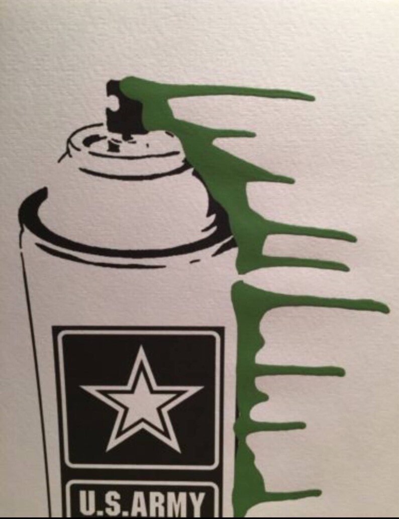 Graffiti Pop Art US Army Gifts, Army Logo, US Army Flag Decor, Gifts ...