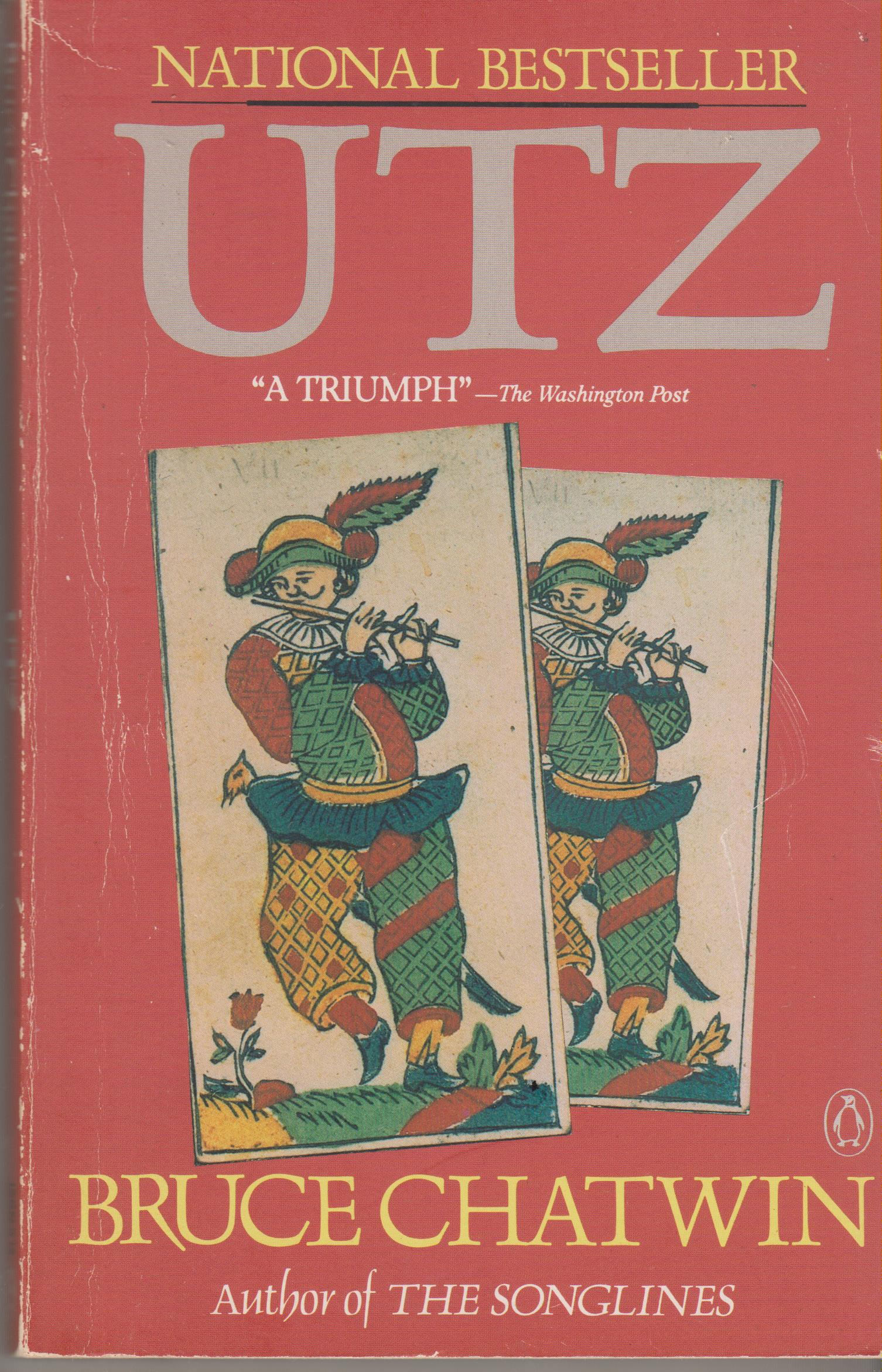 Utz by Bruce Chatwin (Paperback: Fiction) 1989