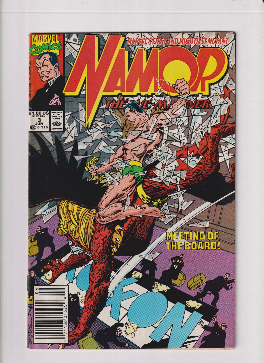 Namor, the Sub-mariner Vol. 1 No. 3 June 1990 Marvel Comics Marvel’s ...