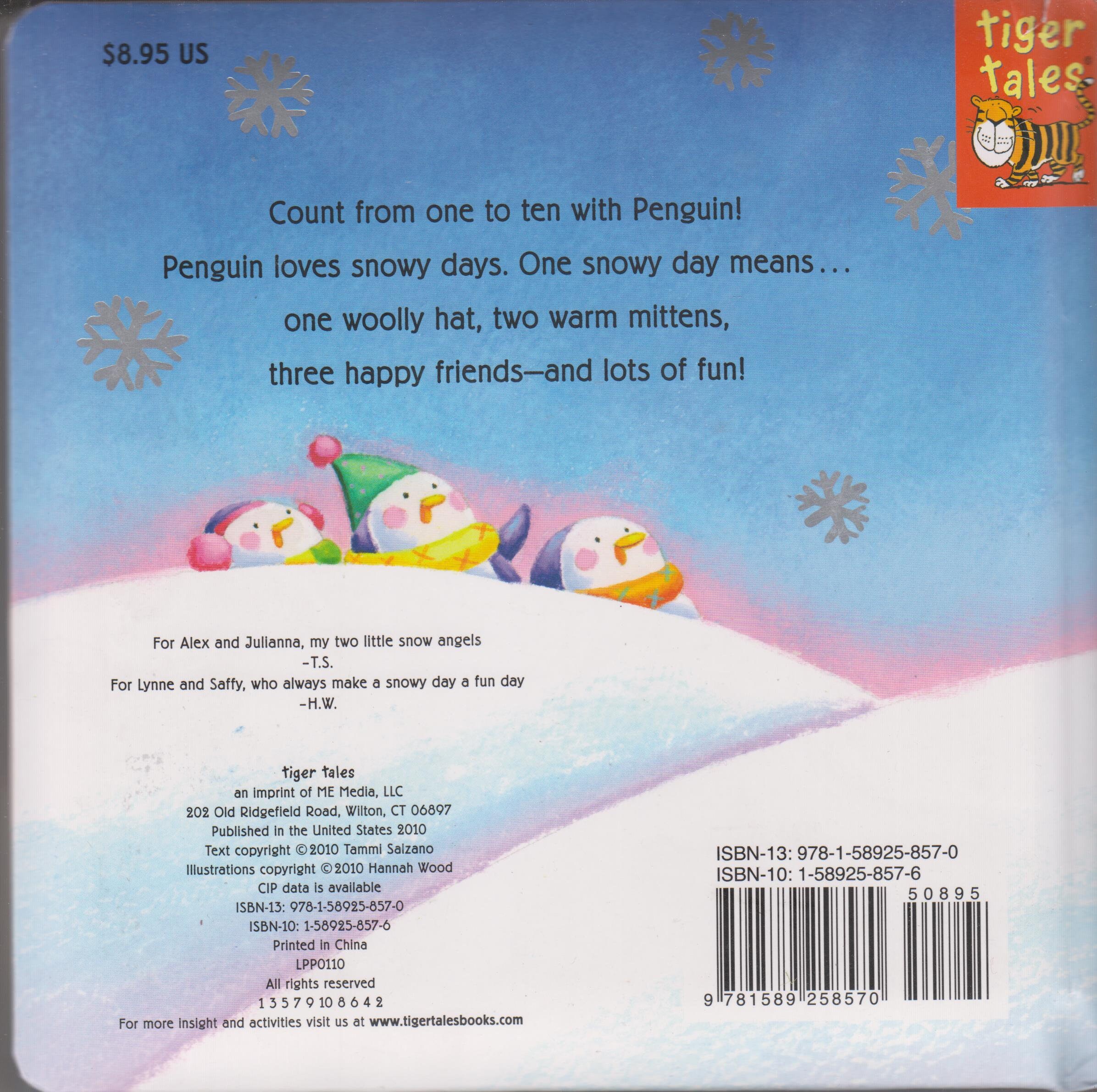 One Snowy Day by Tammi Salzano (Board Book, Children) 2010