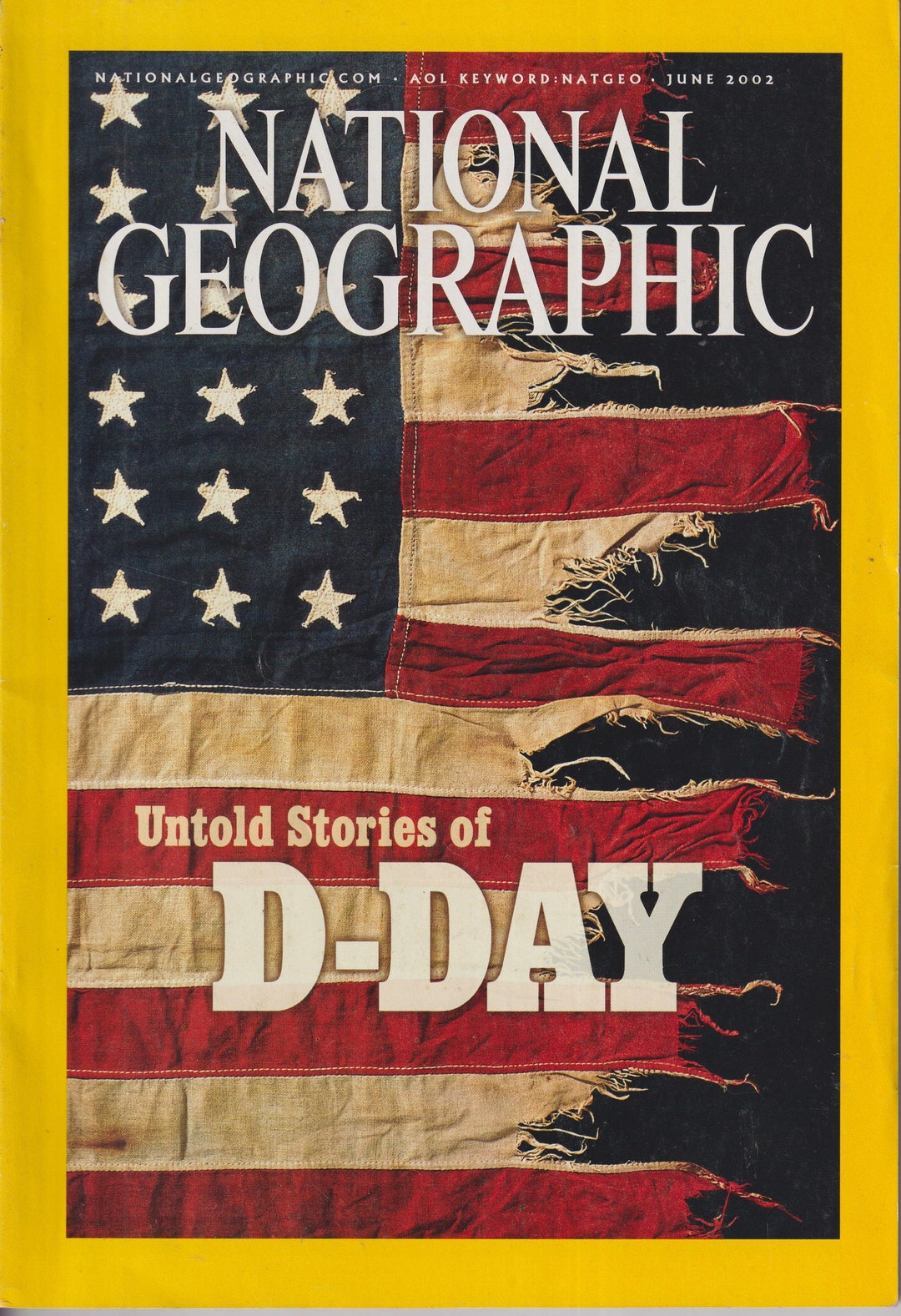 National Geographic June 2002 Untold Stories of D-day magazine: History ...