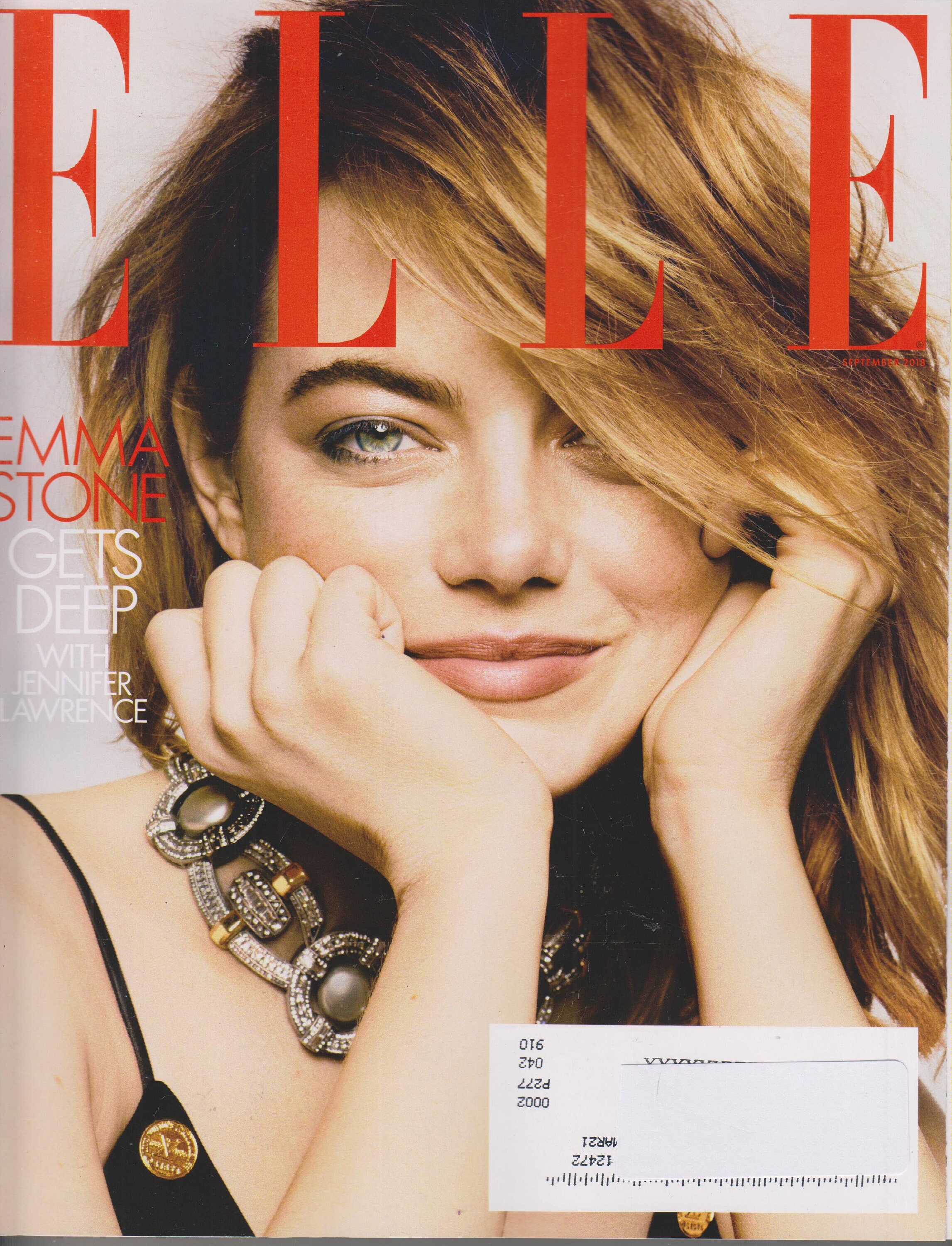 Jennifer Lawrence Elle Magazine Cover