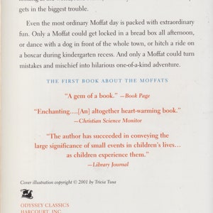 The Moffats by Eleanor Estes (trade Paperback: Juvenile Fiction, Age 8 ...