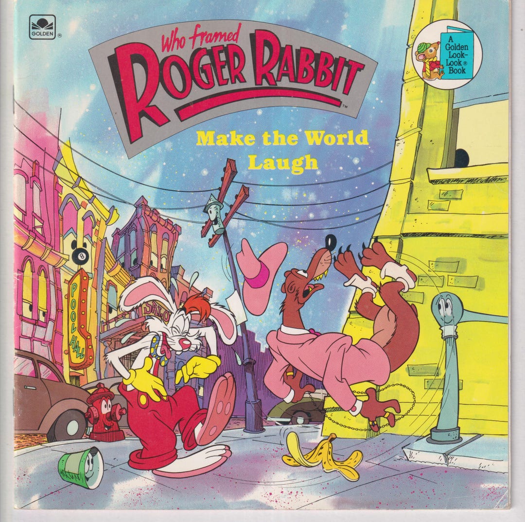 Who Framed Roger Rabbit Make the World Laugh A Golden Look-look Book ...