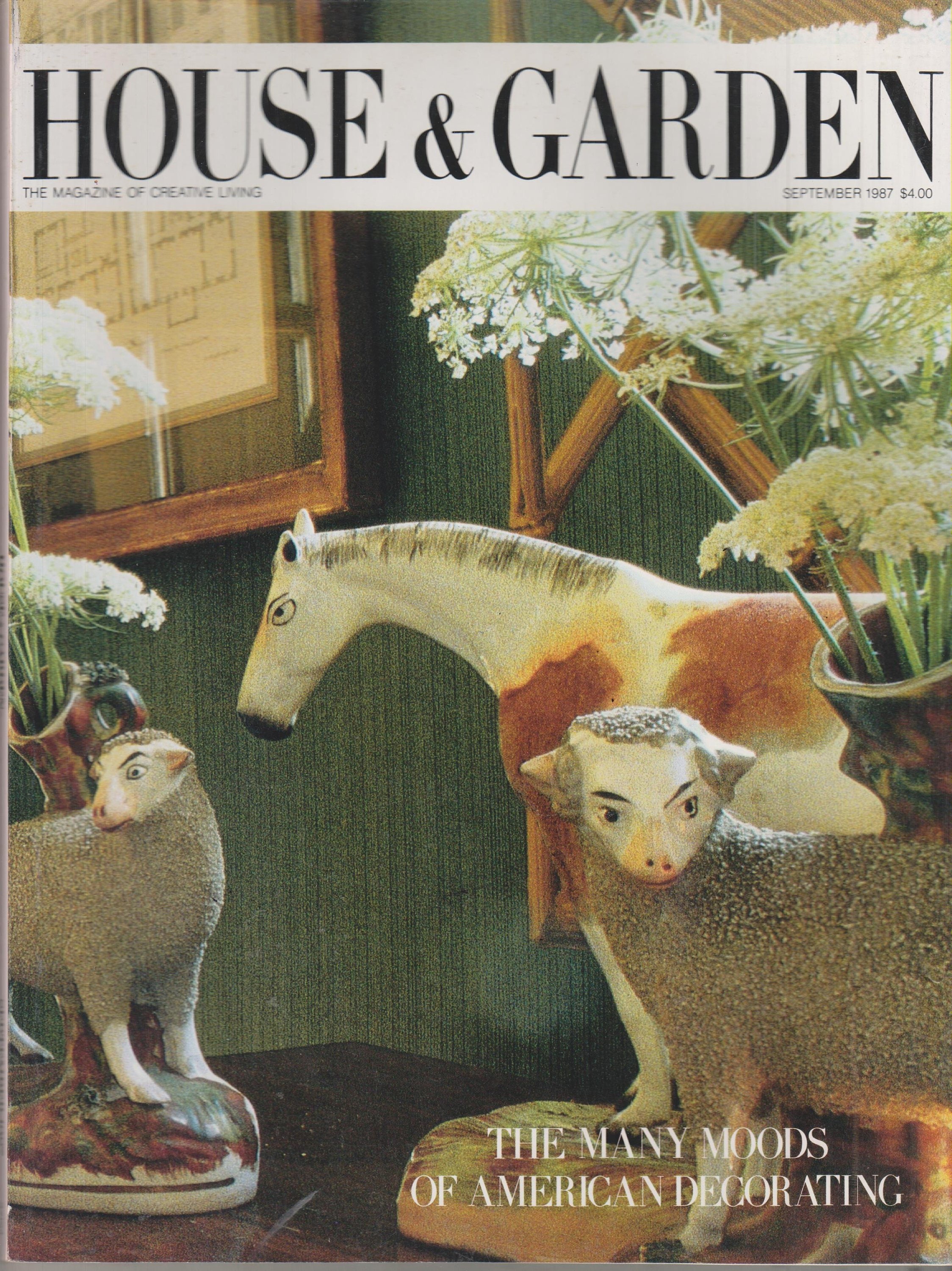 House & Garden September 1987 The Many Moods of American Decorating ...