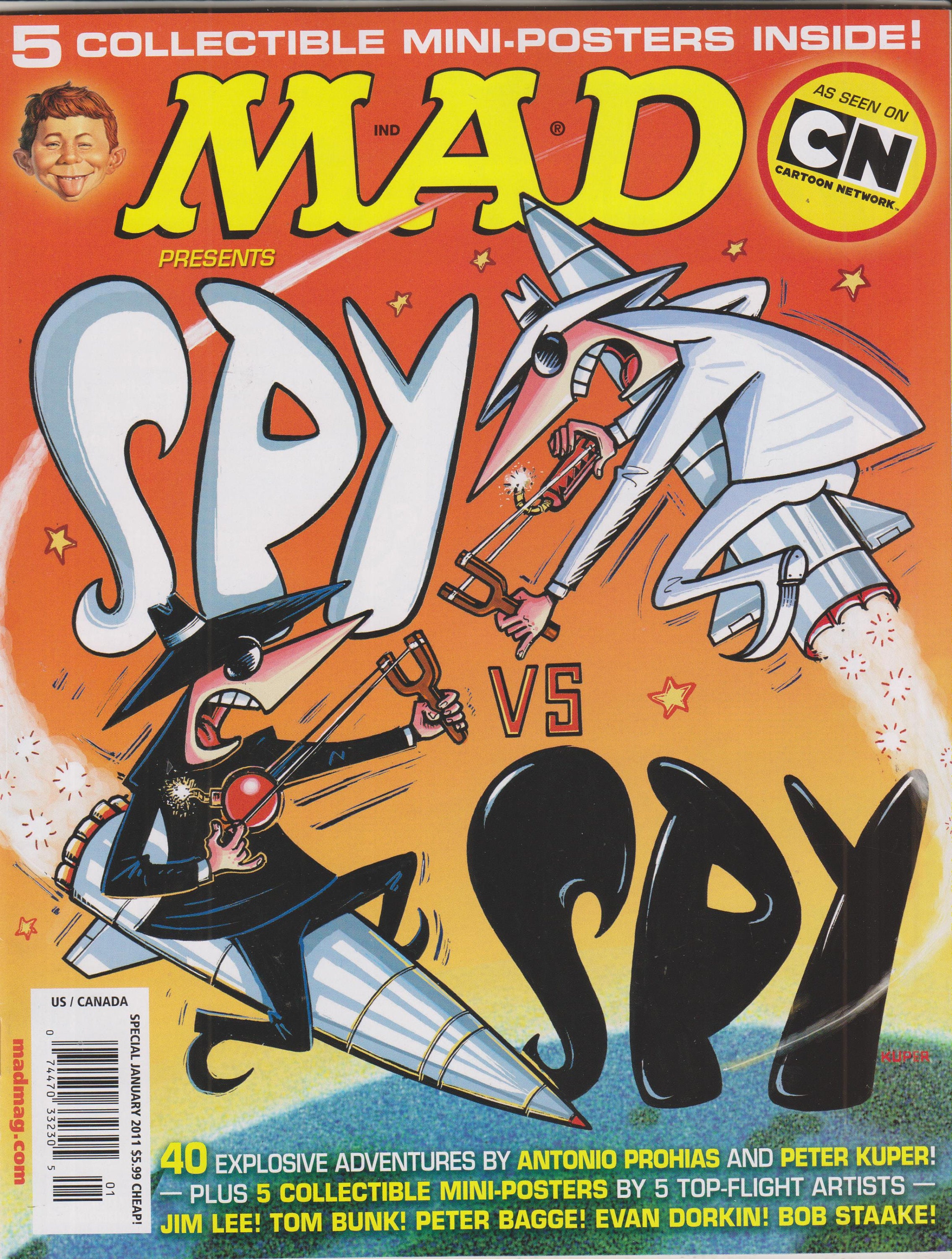 Mad Magazine Special January 2011 Spy vs. Spy (5 Collectible Mini ... Mad Magazine Special January 2011 Spy vs. Spy (5 Collectible Mini ...