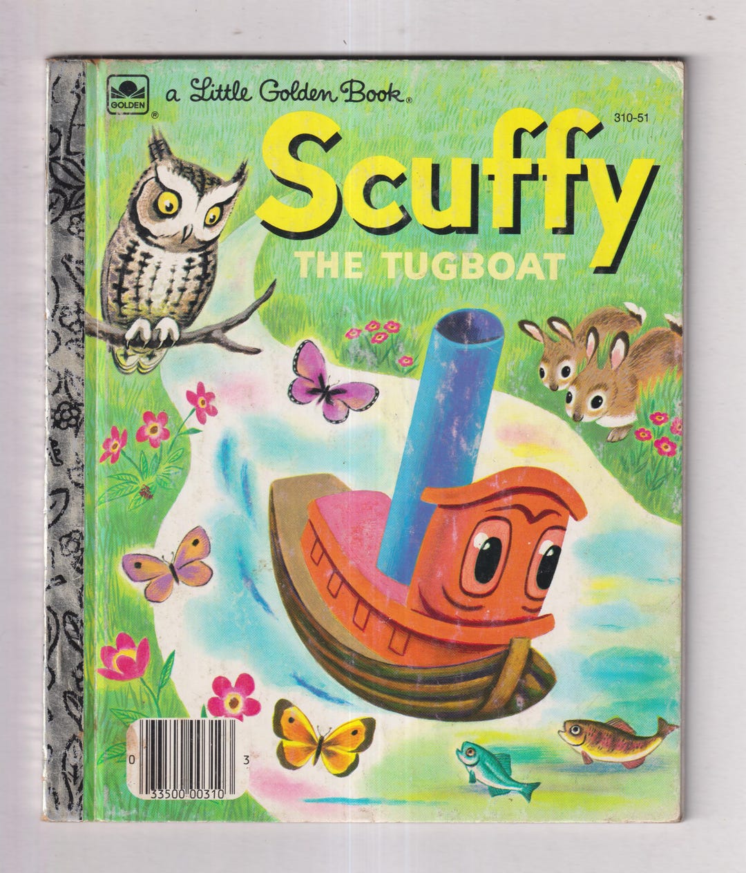 Scuffy the Tugboat Little Golden Book #310-51 (hardcover: Children's ...