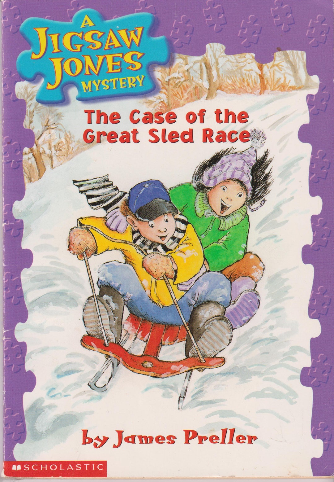 The Case of the Great Sled Race - A Jigsaw Jones Mystery (paperback ...