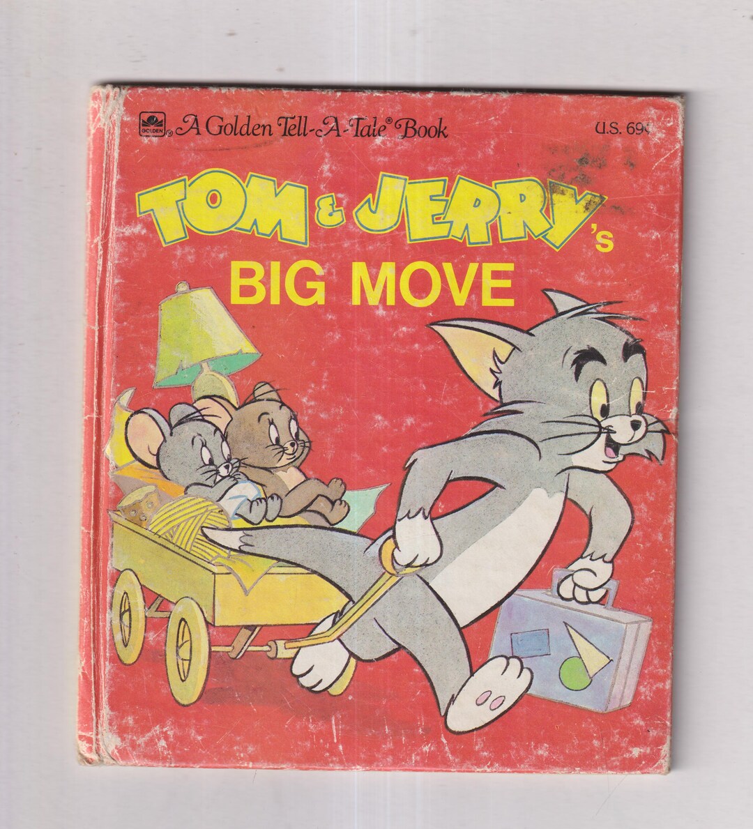 Tom & Jerry's Big Move A Golden Tell-a-tale-book #2451-45 (hardcover ...