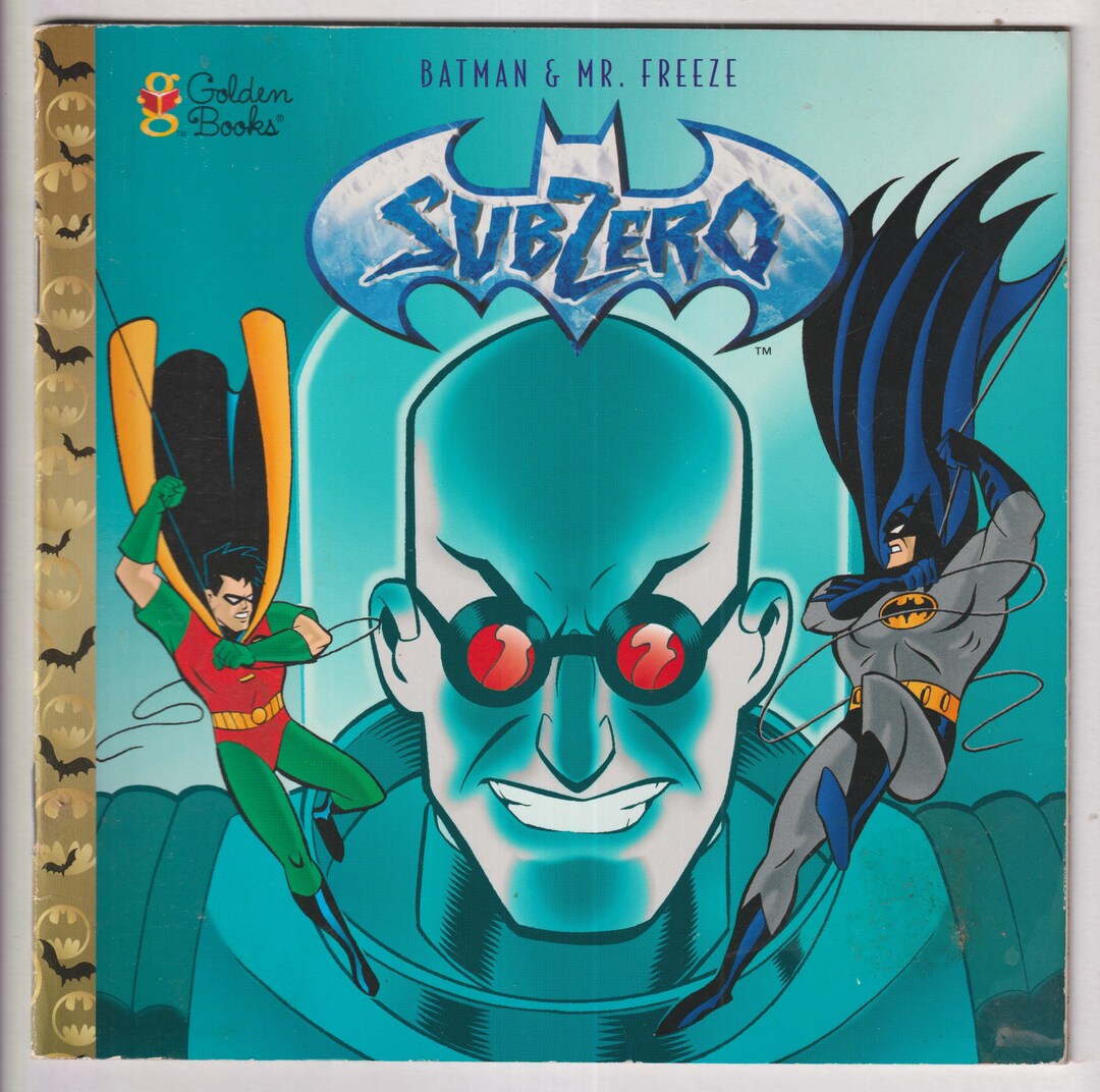 1997 "a" Edition of Batman & Mr. Freeze Subzero Golden Book (paperback ...