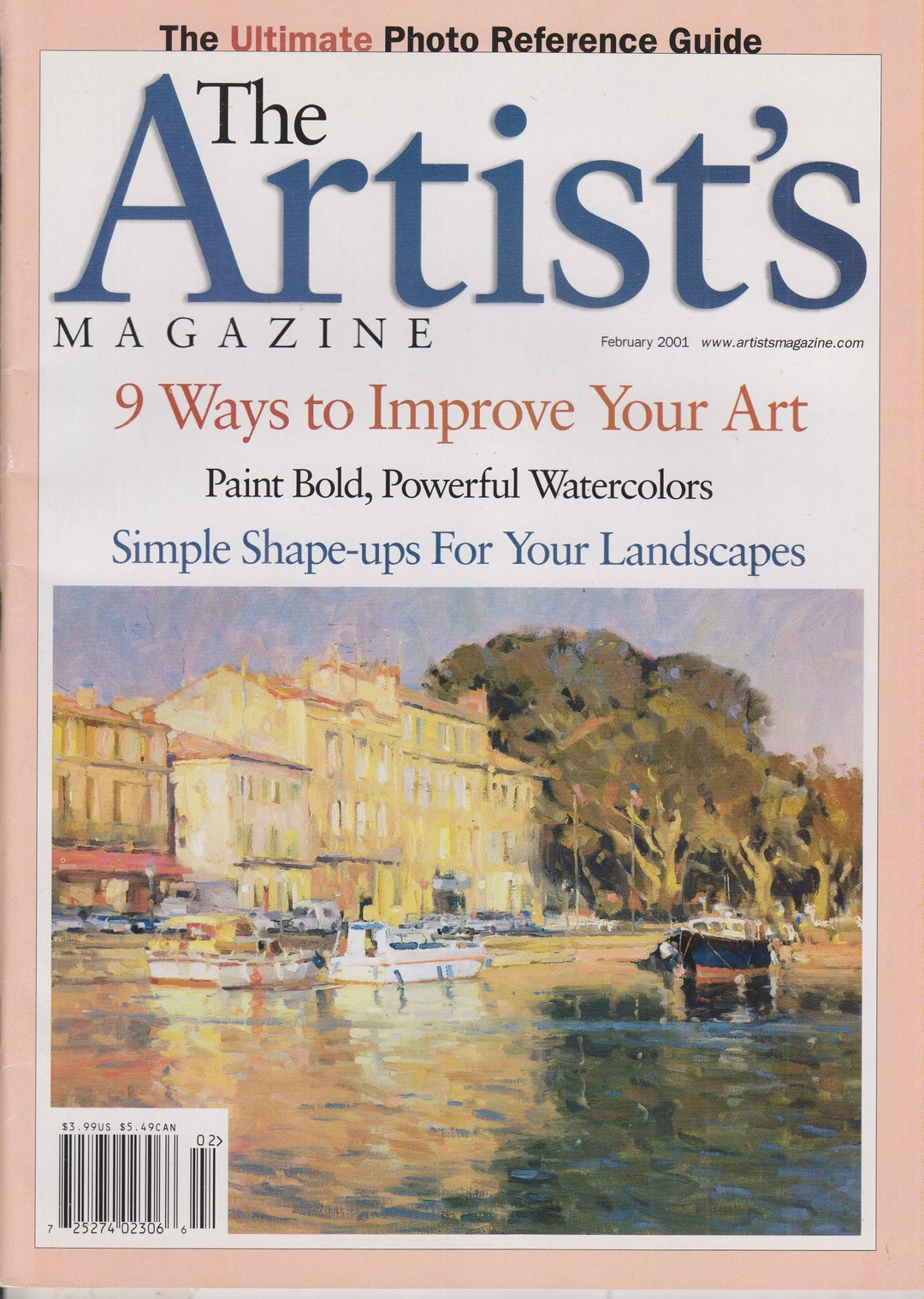 The Artist's Magazine, February 2001: Art Instruction, Watercolors - Etsy