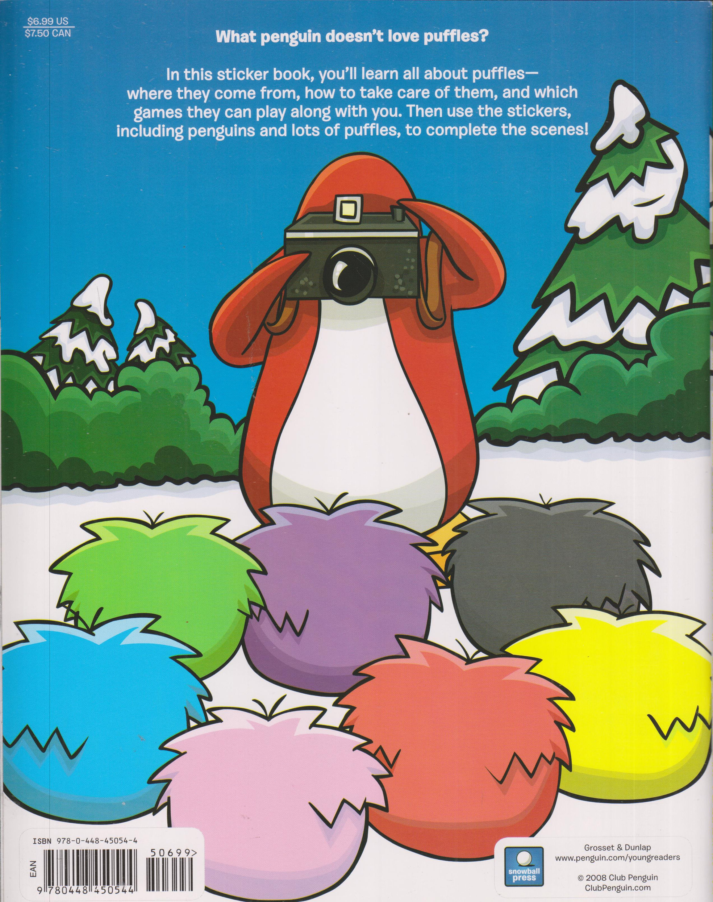 Disney Club Penguin - Stuck on Puffles (with over 100 Reusable Stickers ...