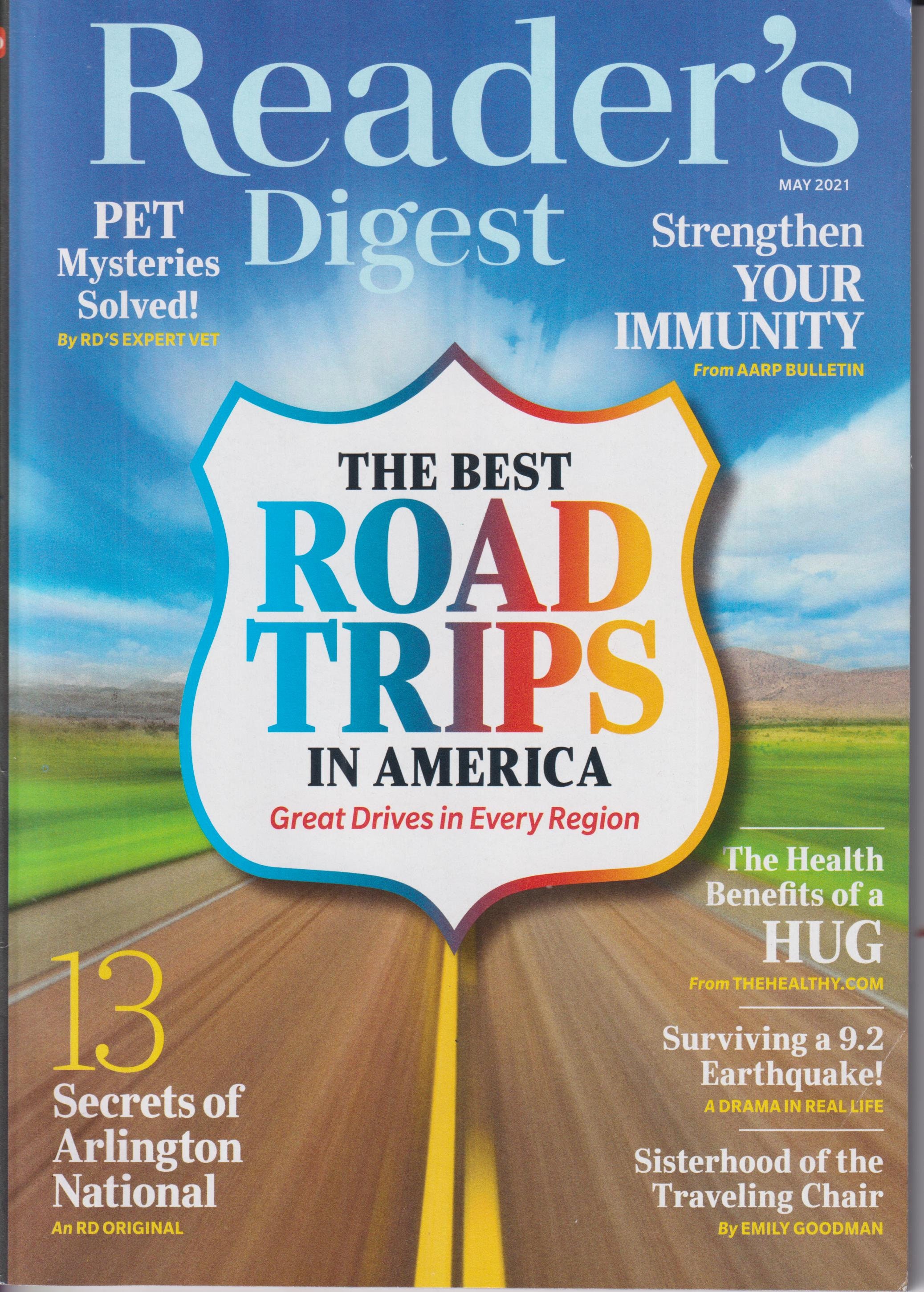 Reader's Digest May 2021 The Best Road Trips in America (Magazine ...