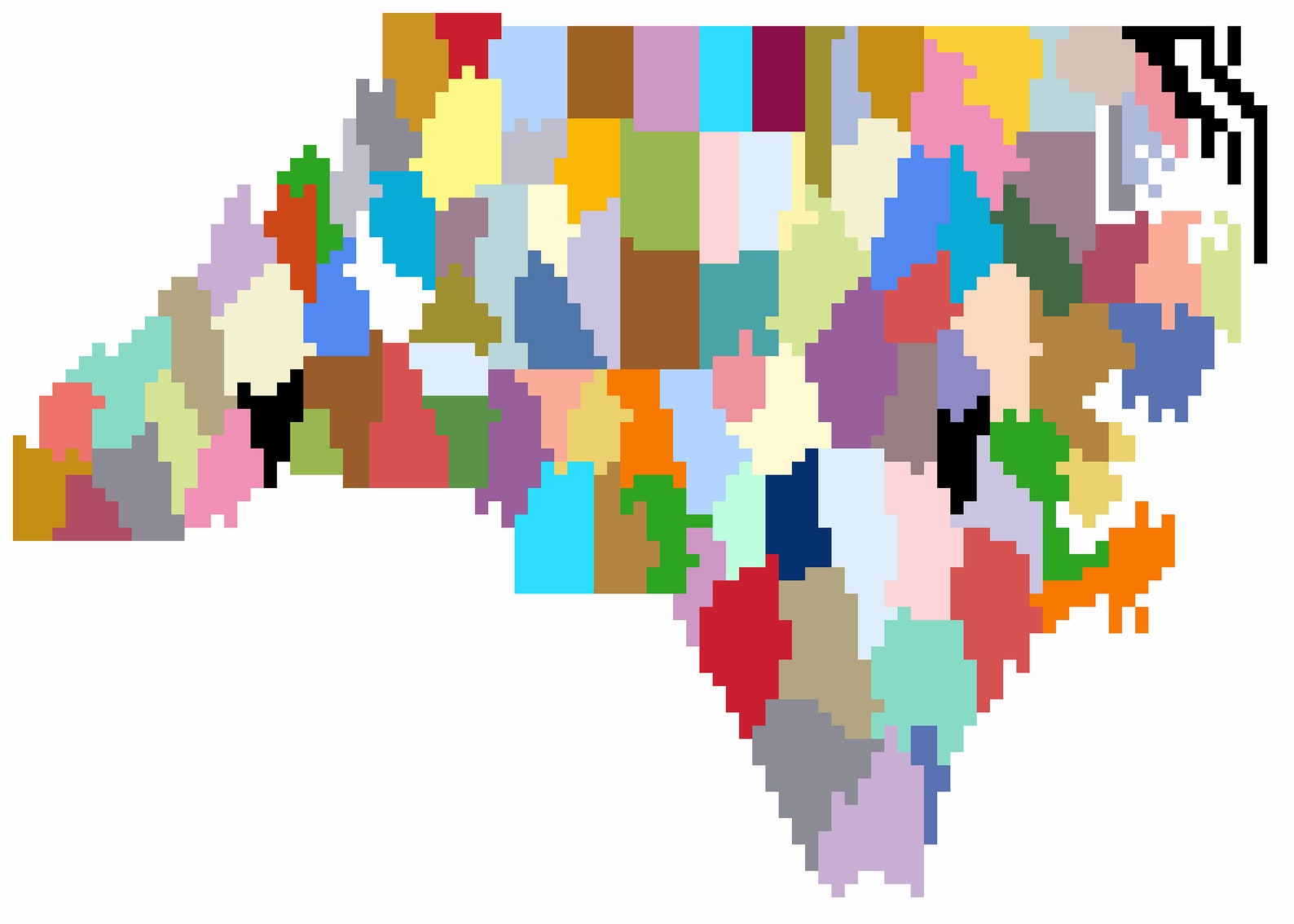 US North Carolina Counted Cross Stitch Chart pdf format | Etsy