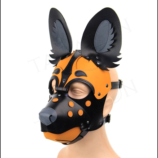 African Wild Dog Mask - Etsy