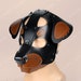 Leather Doberman Mask, Pup Hood With a Moving Jaw - Etsy