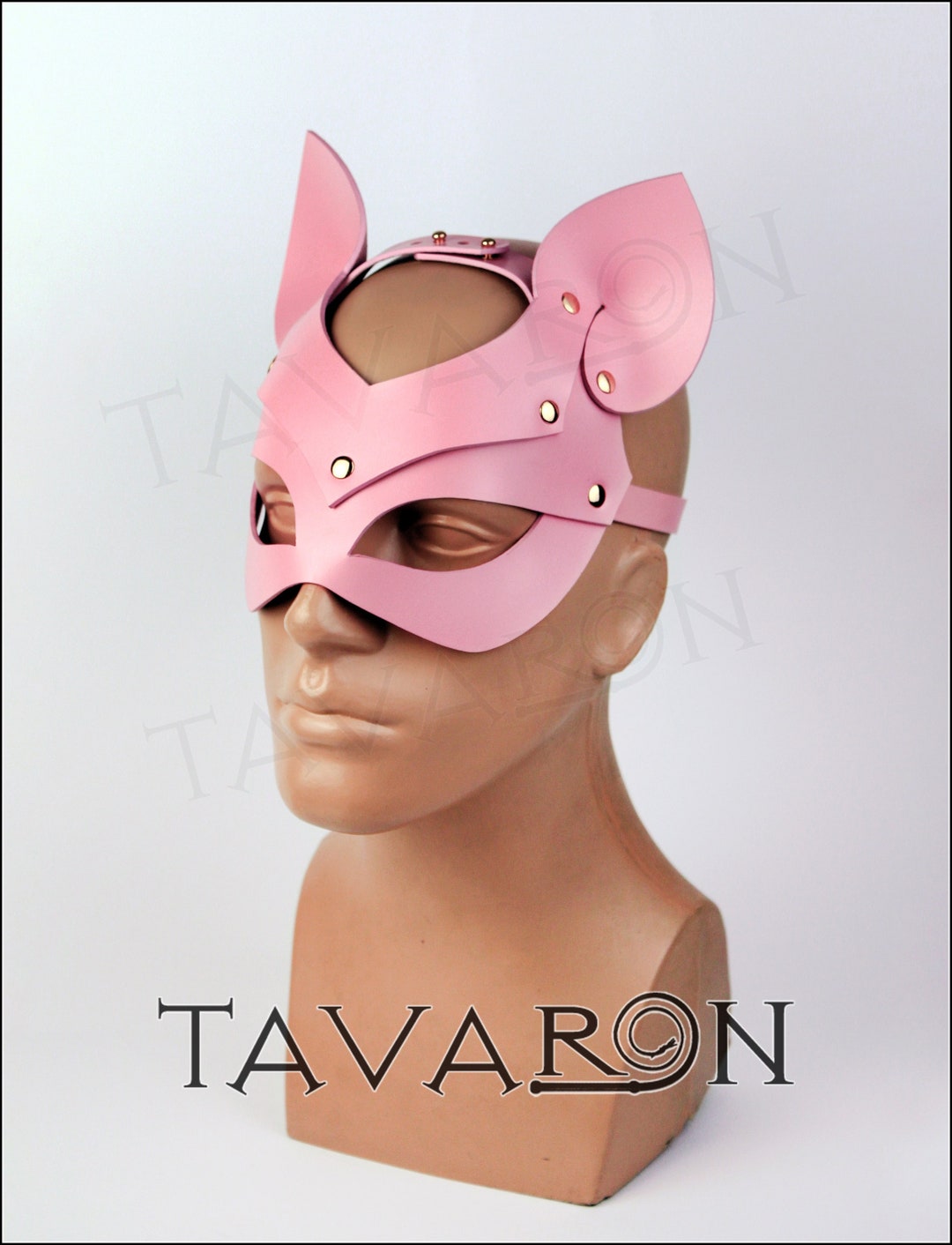 Leather Cat Mask, Cat Ears - Etsy