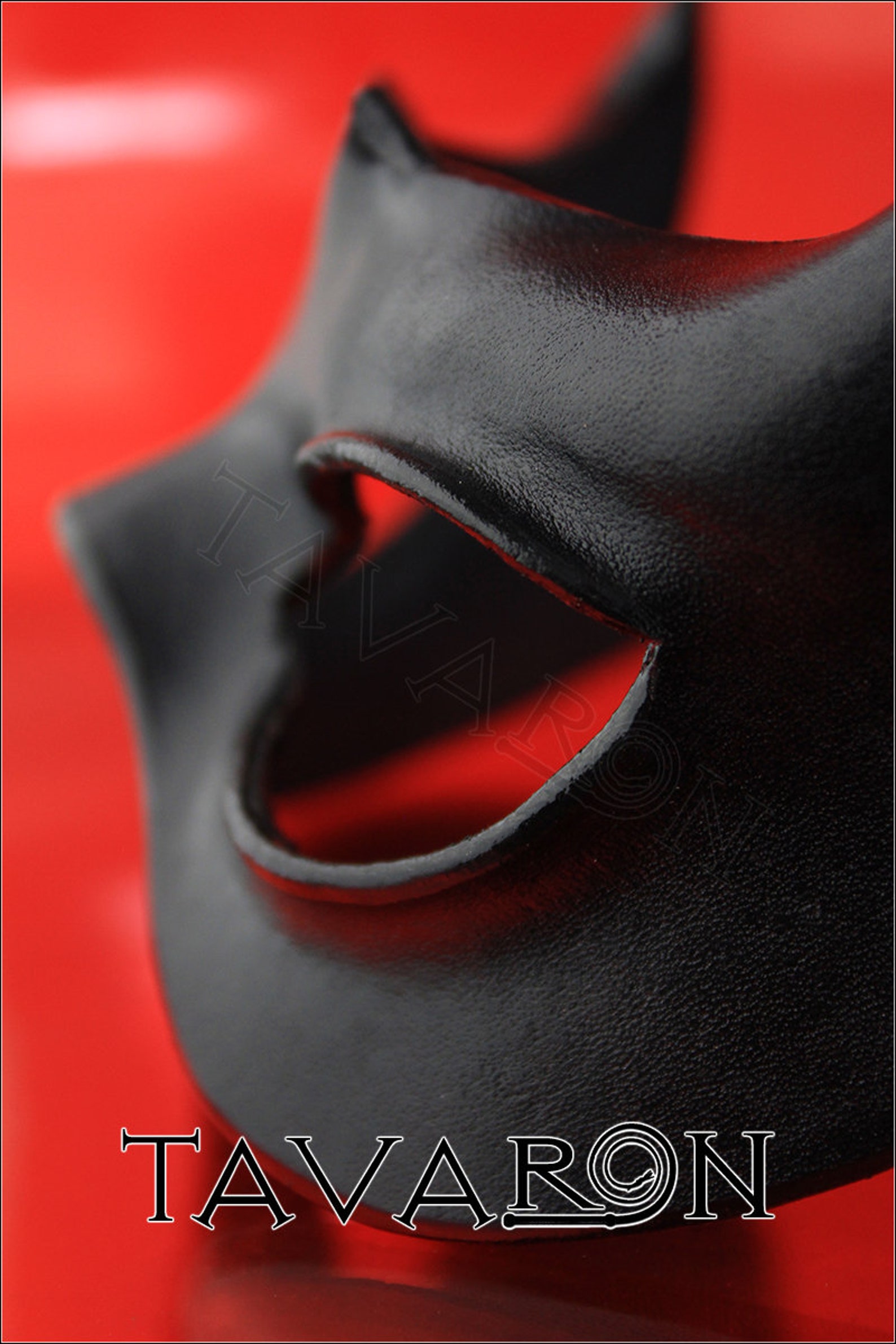 Leather Demon Mask - Etsy