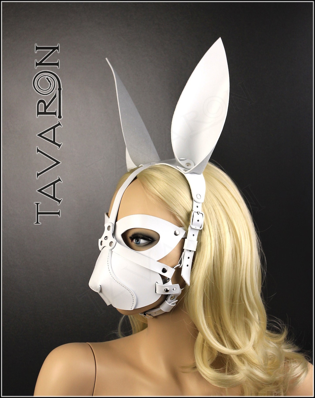 Leather Bunny Rabbit Mask - Etsy