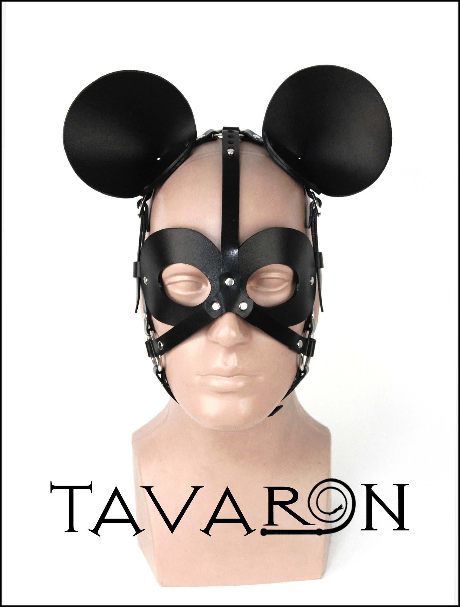 Leather Mouse Mask Leather Party Mask Mouse Ears - Etsy