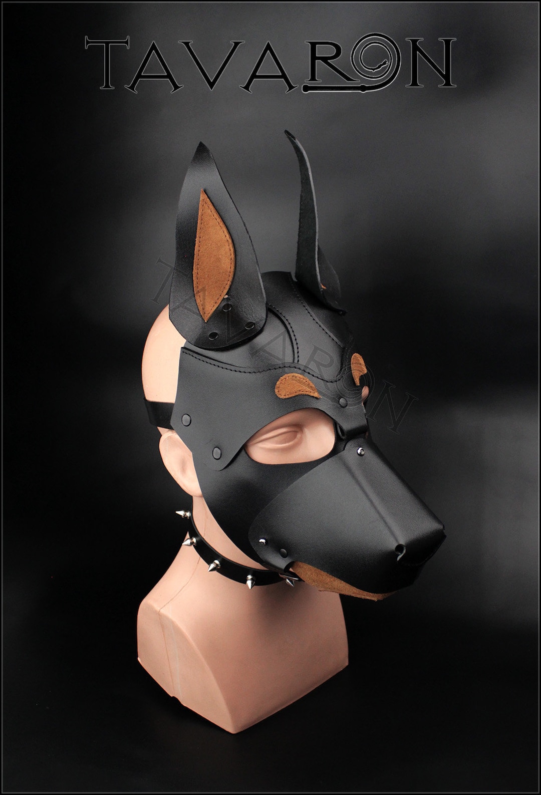Leather Doberman Mask - Etsy