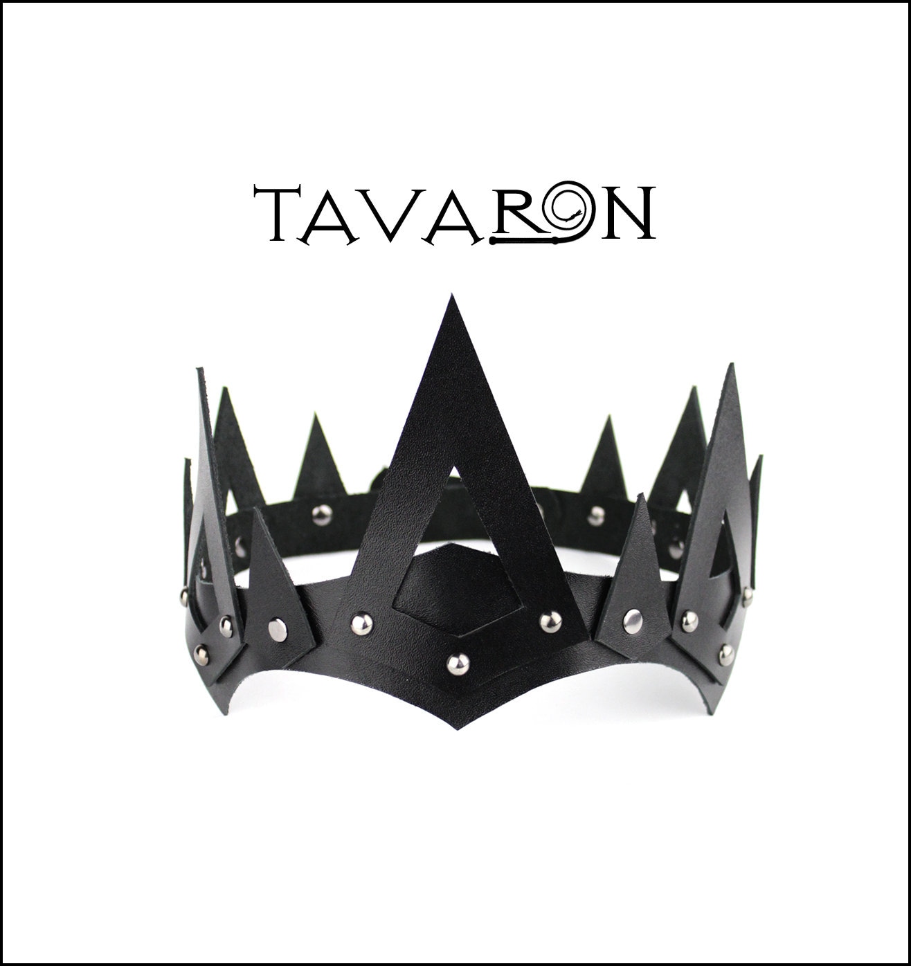Leather Crown Tiara - Etsy