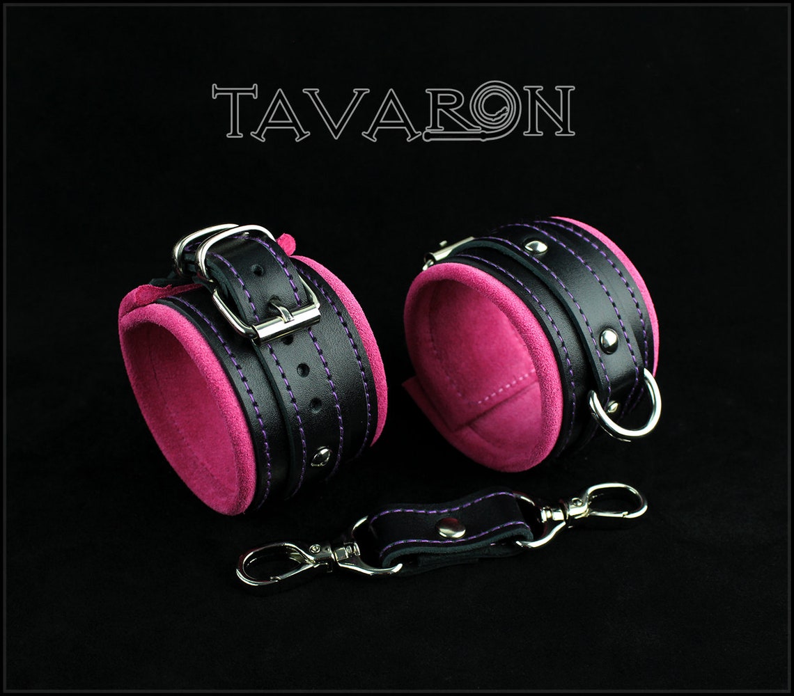 Leather Restraints Bondage Restraints Submissive Restraints - Etsy